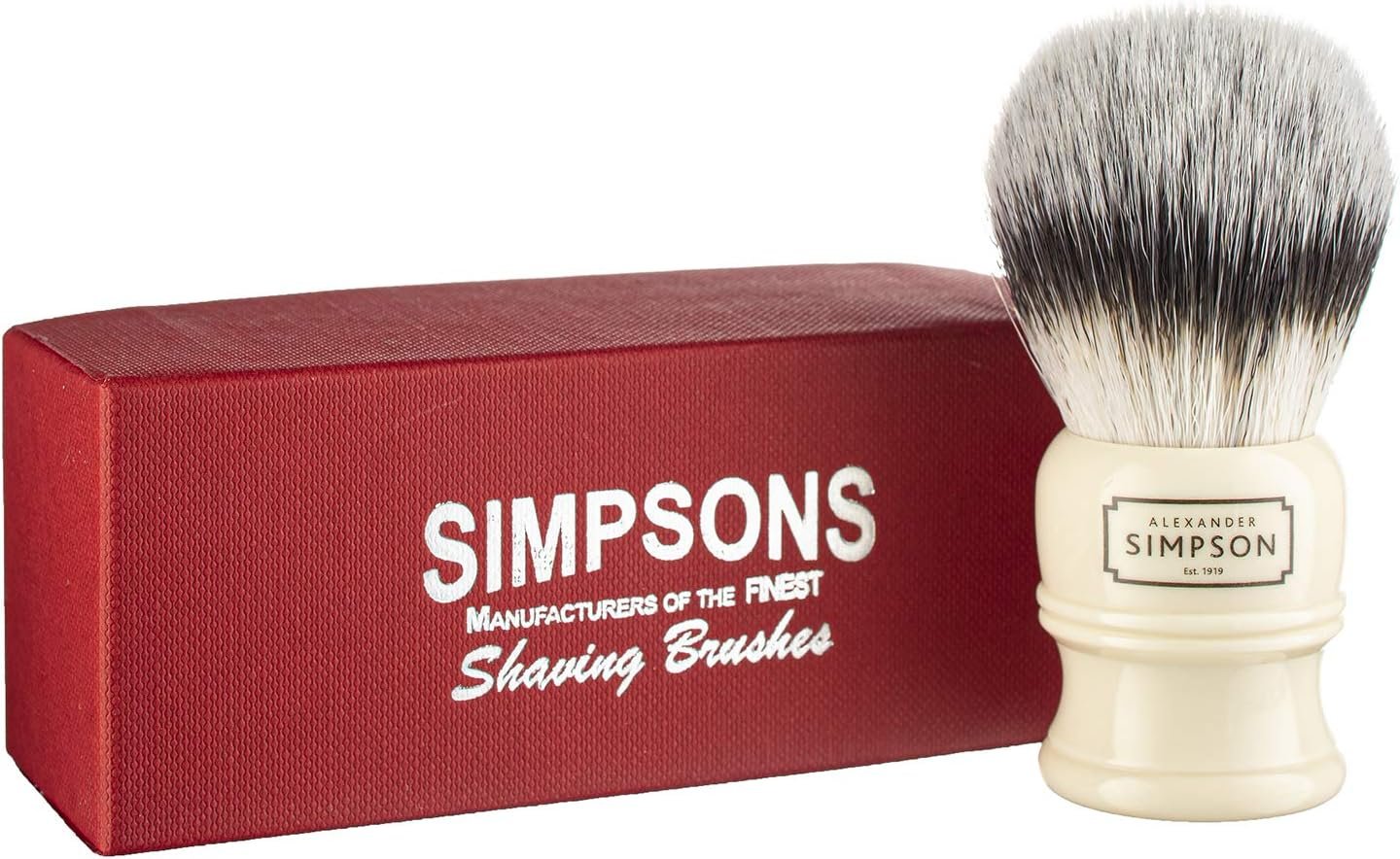 Simpson Trafalgar T1 Shaving Brush – Luxury Synthetic Bristles